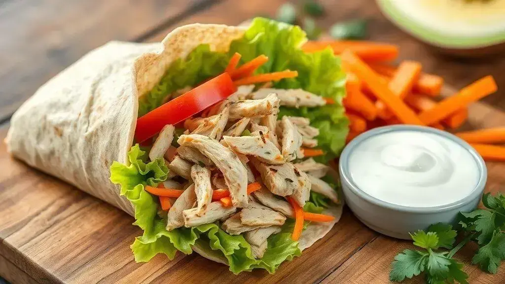 Wrap Integral de Frango